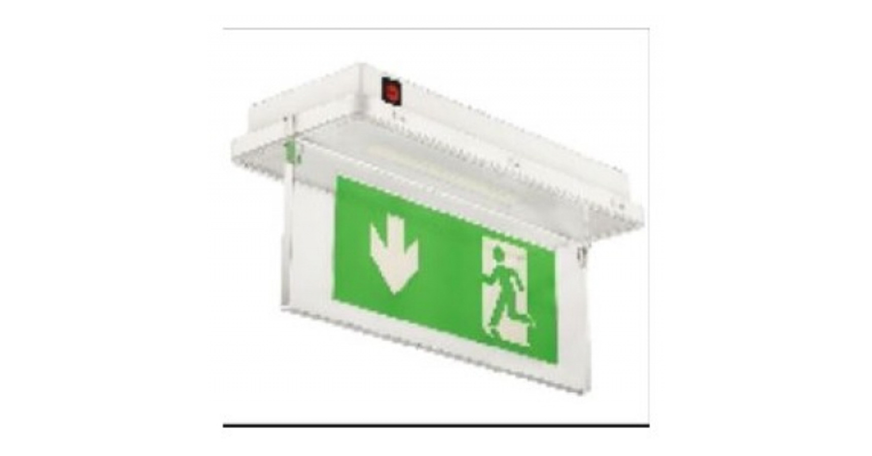 Avide 3,8W kijáratmutató, EXIT tábla, IP65, felületre szerelhető, 6000K