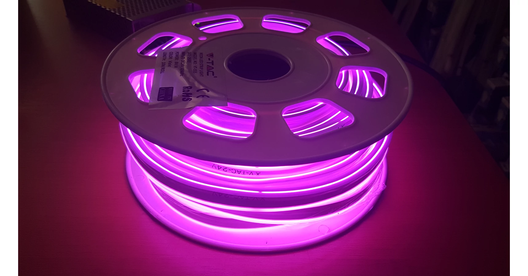 24v-os Led NEON FLEX violet színű cső